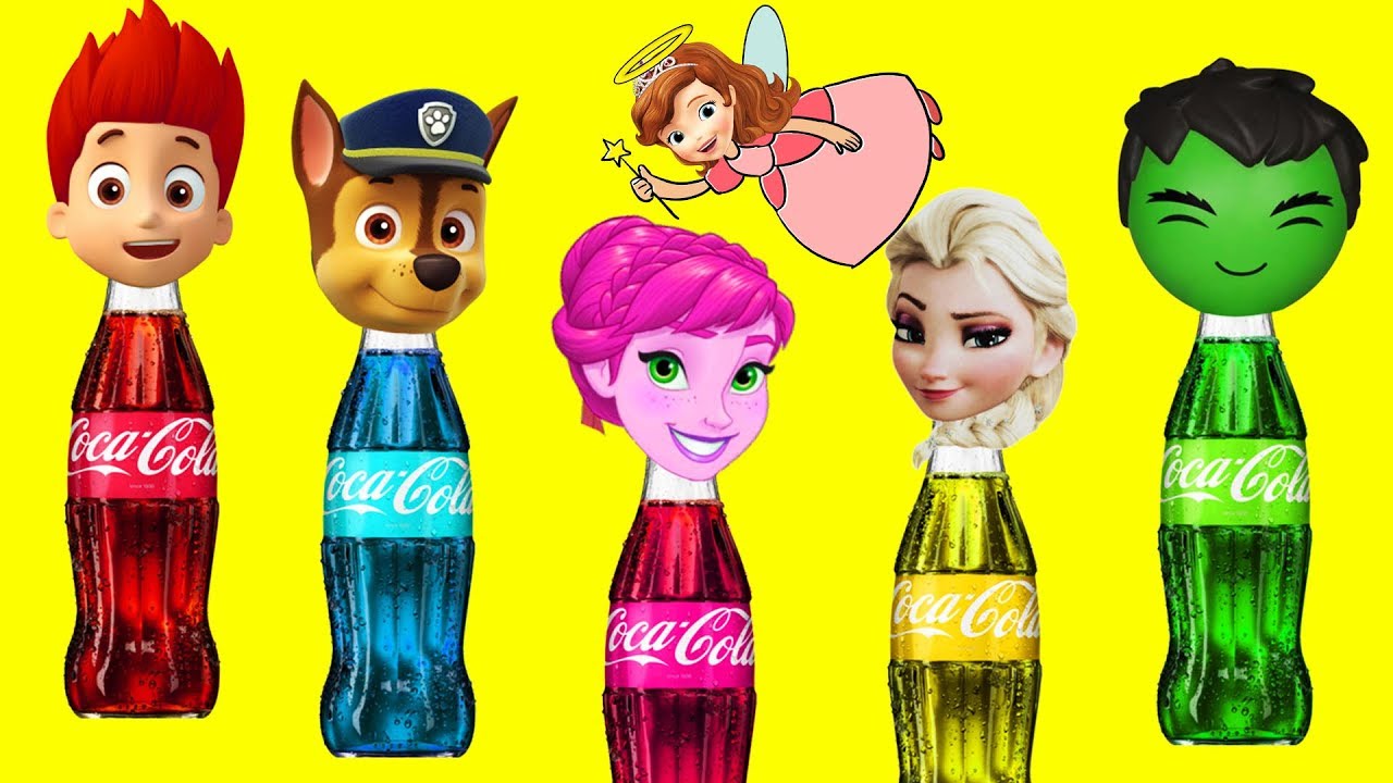 Paw Patrol Ryder Elsa Anna Hulk Sofia Colors Learn Finger Family Song ...