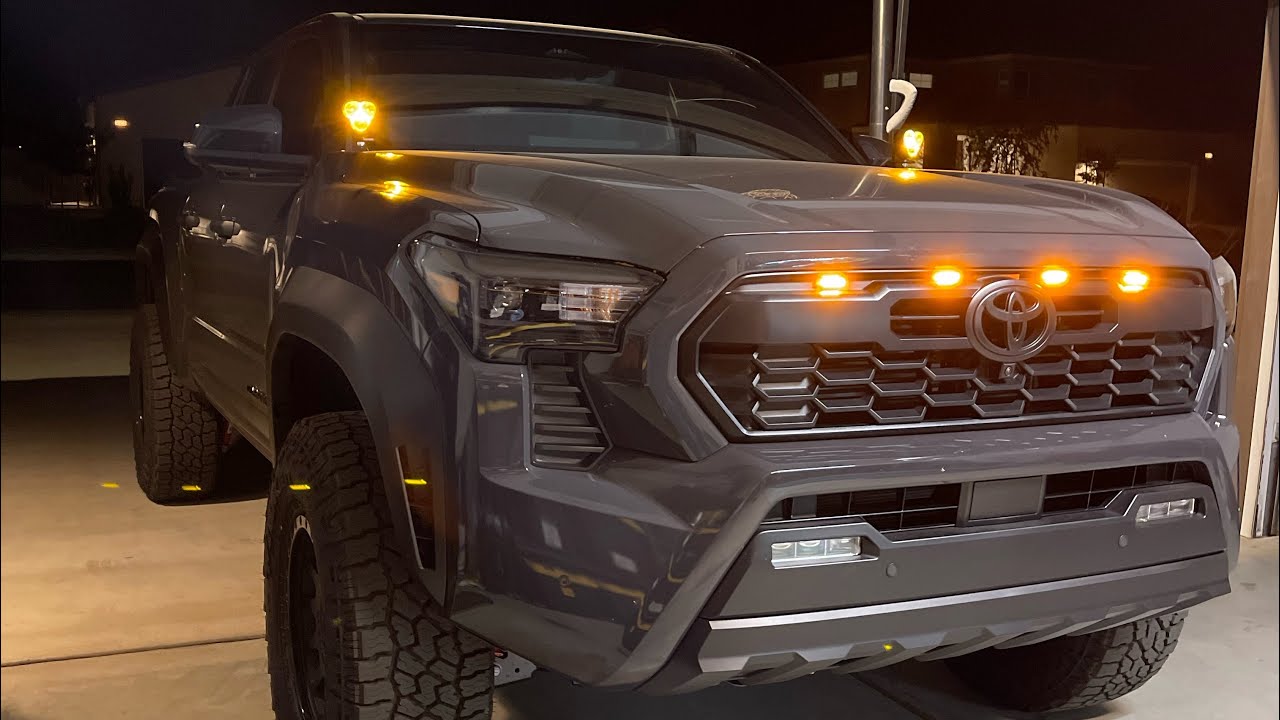 Installing raptor lights in 2024 4th Gen Tacoma - YouTube