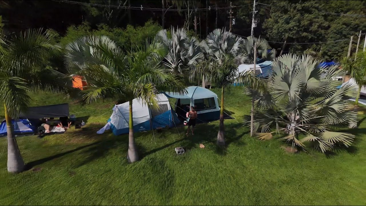 Camping Chapeu de Sol montando Quechua 4.1 e Shelter antiga Base M ...