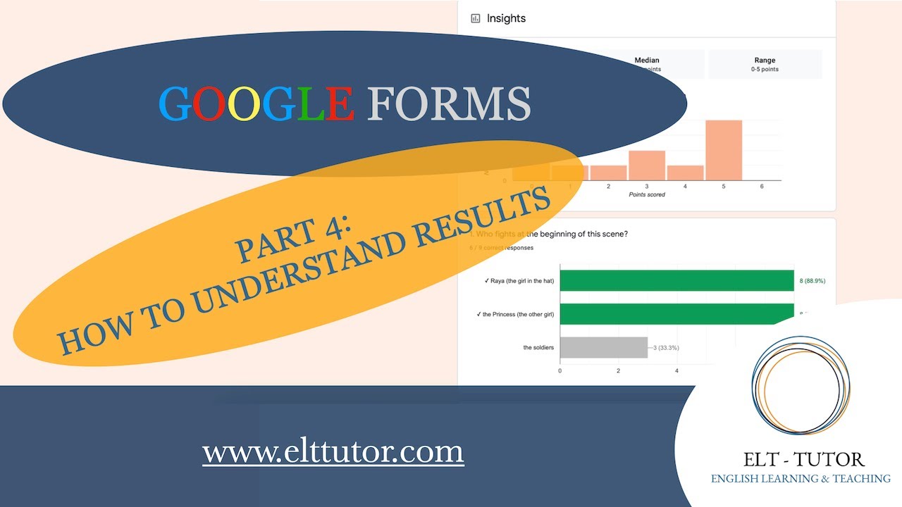 Google Form: How to understand quiz/survey results? - YouTube