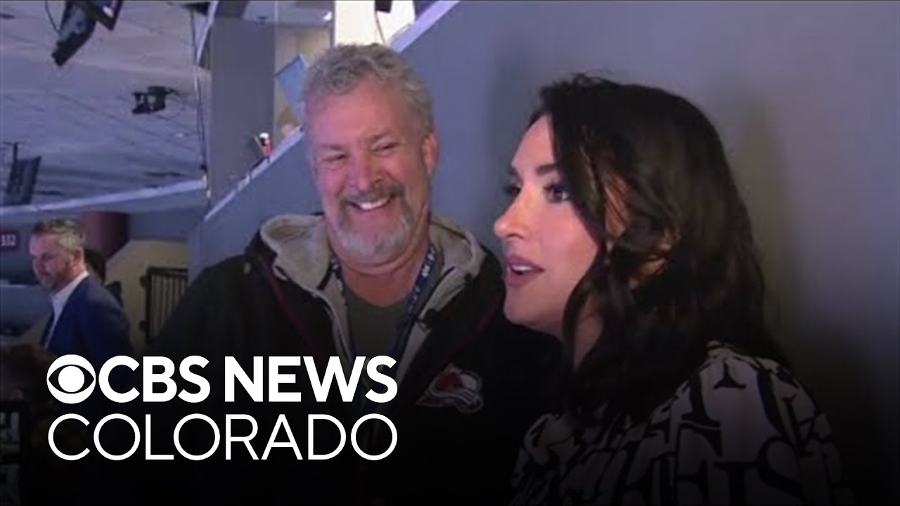 CBS Colorado's Romi Bean gets tips from Alan Roach, Avs PA announcer ...