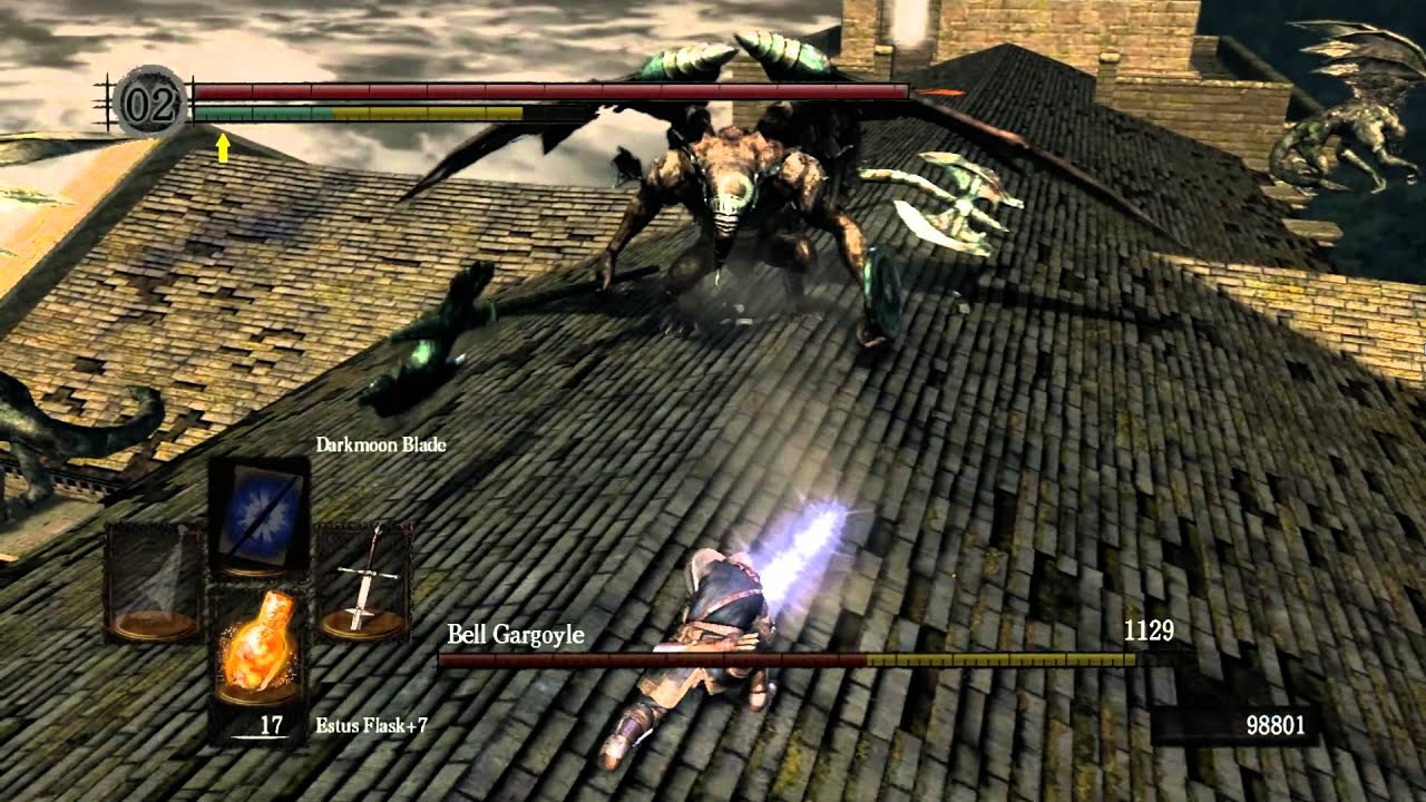 Dark Souls - Bell Gargoyle (NG+2) - YouTube