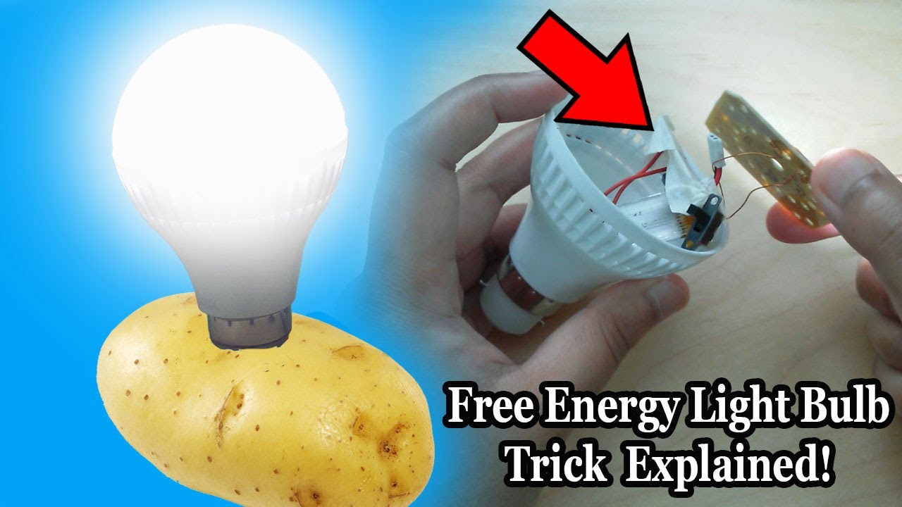 Free Energy Electric Bulb Trick Explained - YouTube