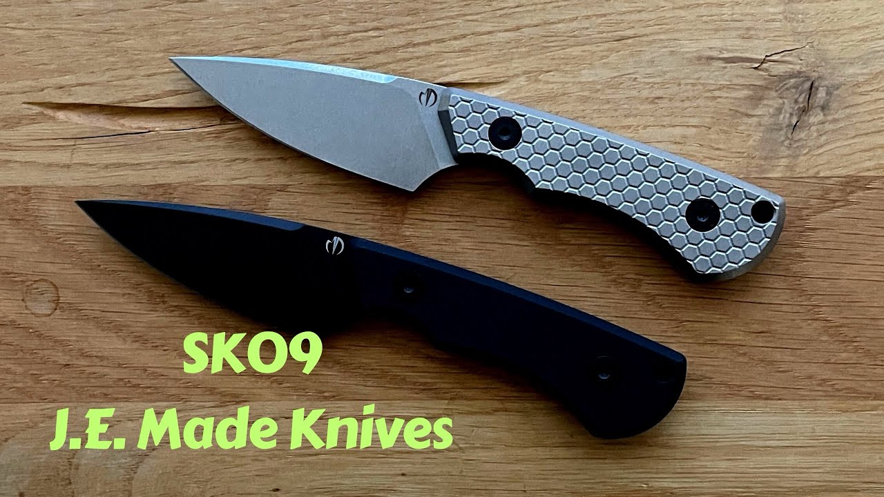 SK09 J.E. Made Knives - Design Sven Kinast Messerdepot - YouTube