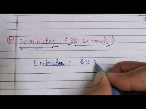 convert minutes into seconds🕑 - YouTube