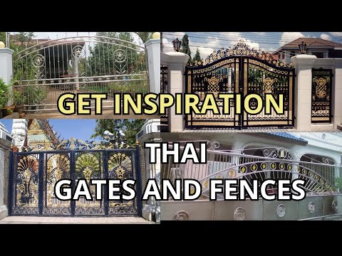 gates and fences in thailand - YouTube