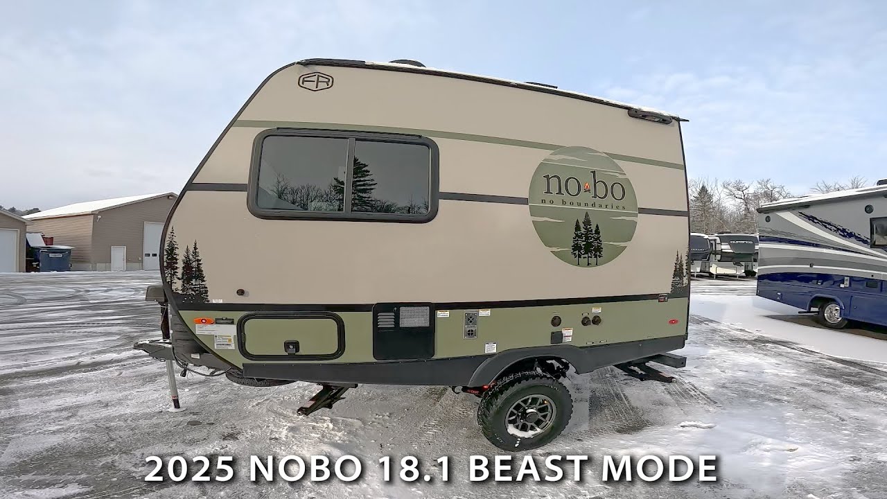 Camping Just Got Better with the New 2025 NOBO 18.1 BEAST MODE! - YouTube