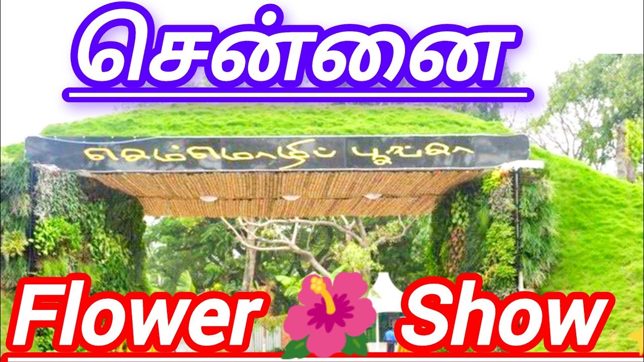 "Semmozhi poonga flower Show | #Chennai flower show 2024" - YouTube