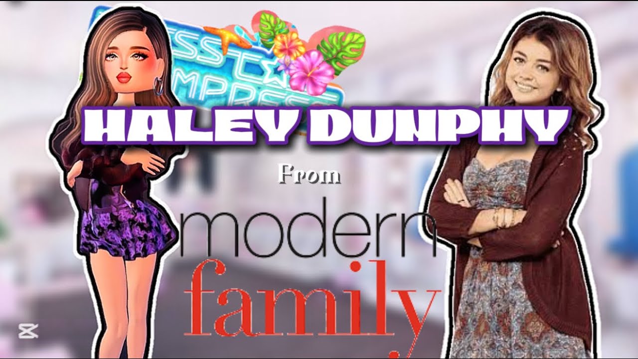 RECREATING *HALEY DUNPHY* In DRESS To IMPRESS!!😱😱 - YouTube