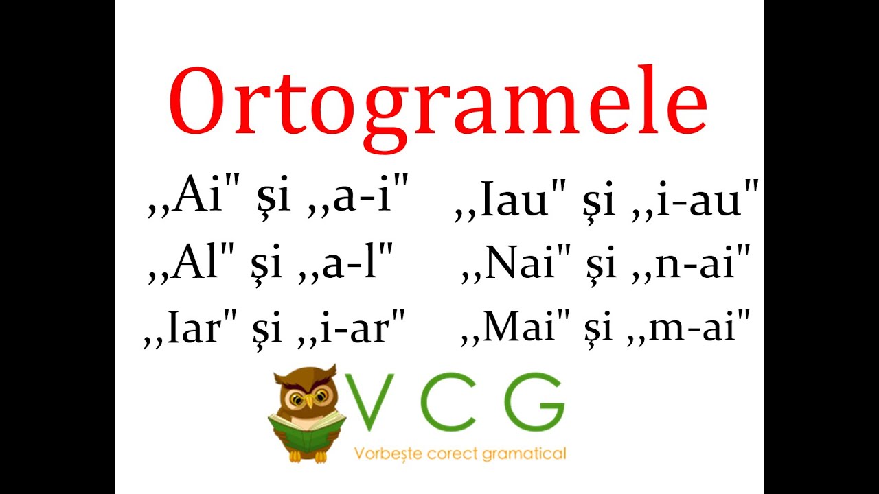 Ortogramele - YouTube