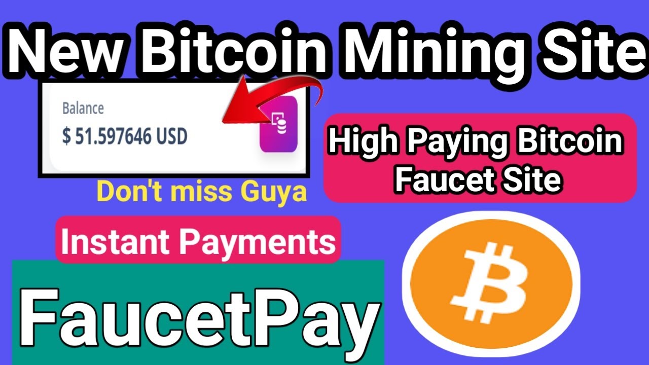Free Bitcoin Cloud Mining Site || New Bitcoin Faucet Site || Unlimited ...
