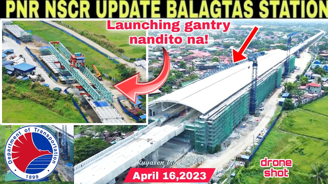 End to end side! PNR NSCR UPDATE BALAGTAS STATION BULACAN|April 16,2023 ...