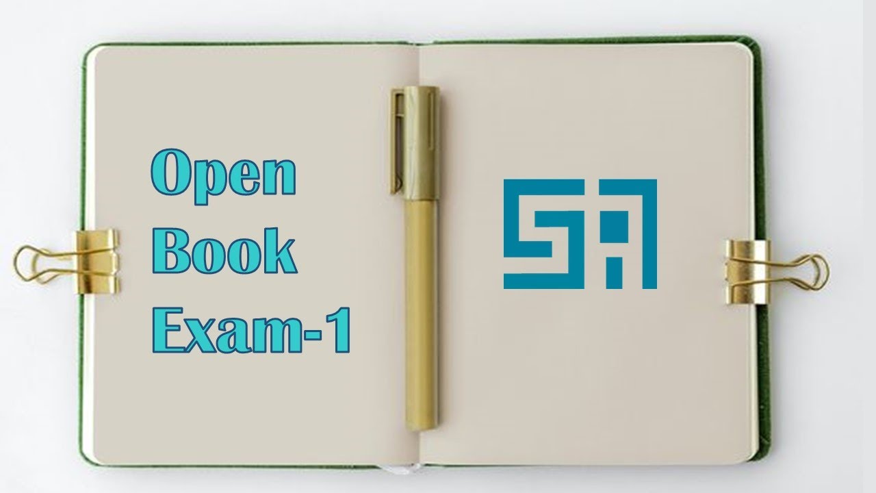 Open Book Exam 1 - YouTube