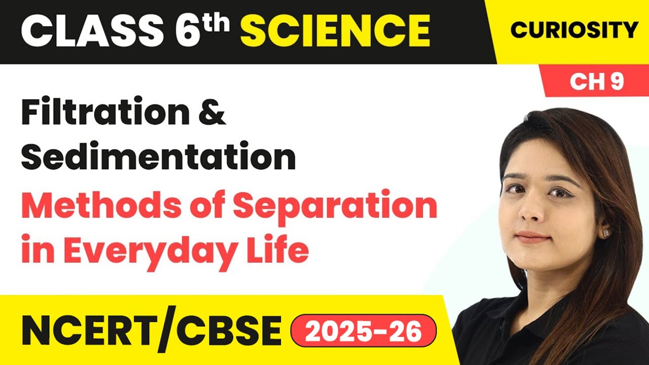 Filtration and Sedimentation - Methods of Separation in Everyday Life ...