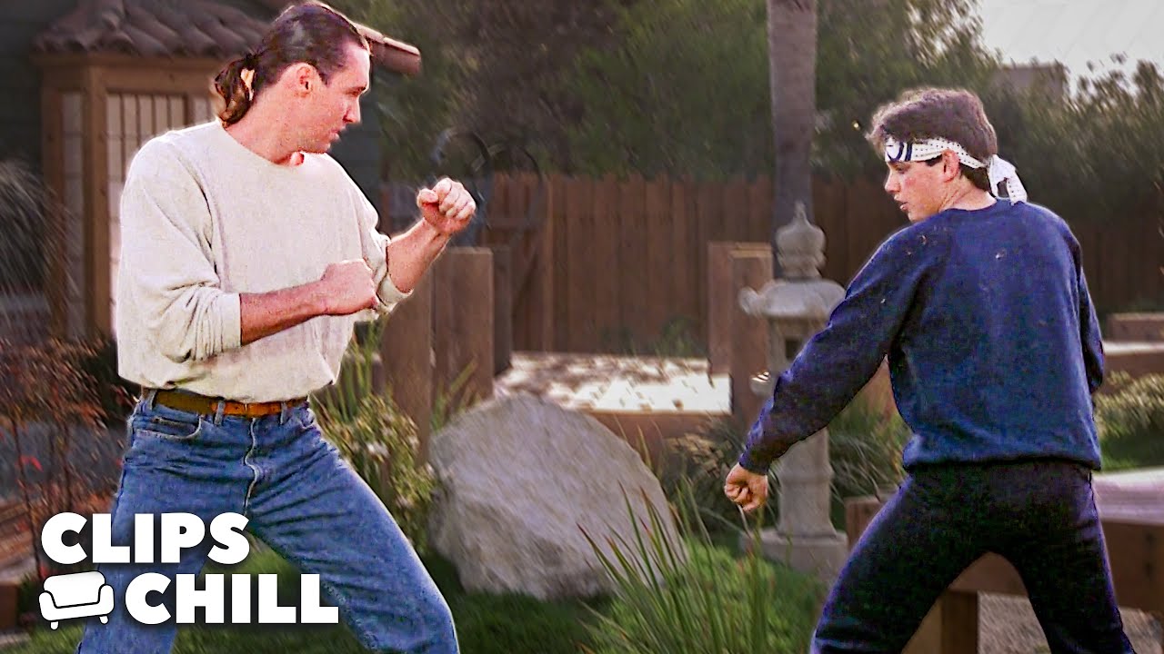 Pelea entre Terry Silver y Mike Barnes | El Karate Kid 3: el desafío ...