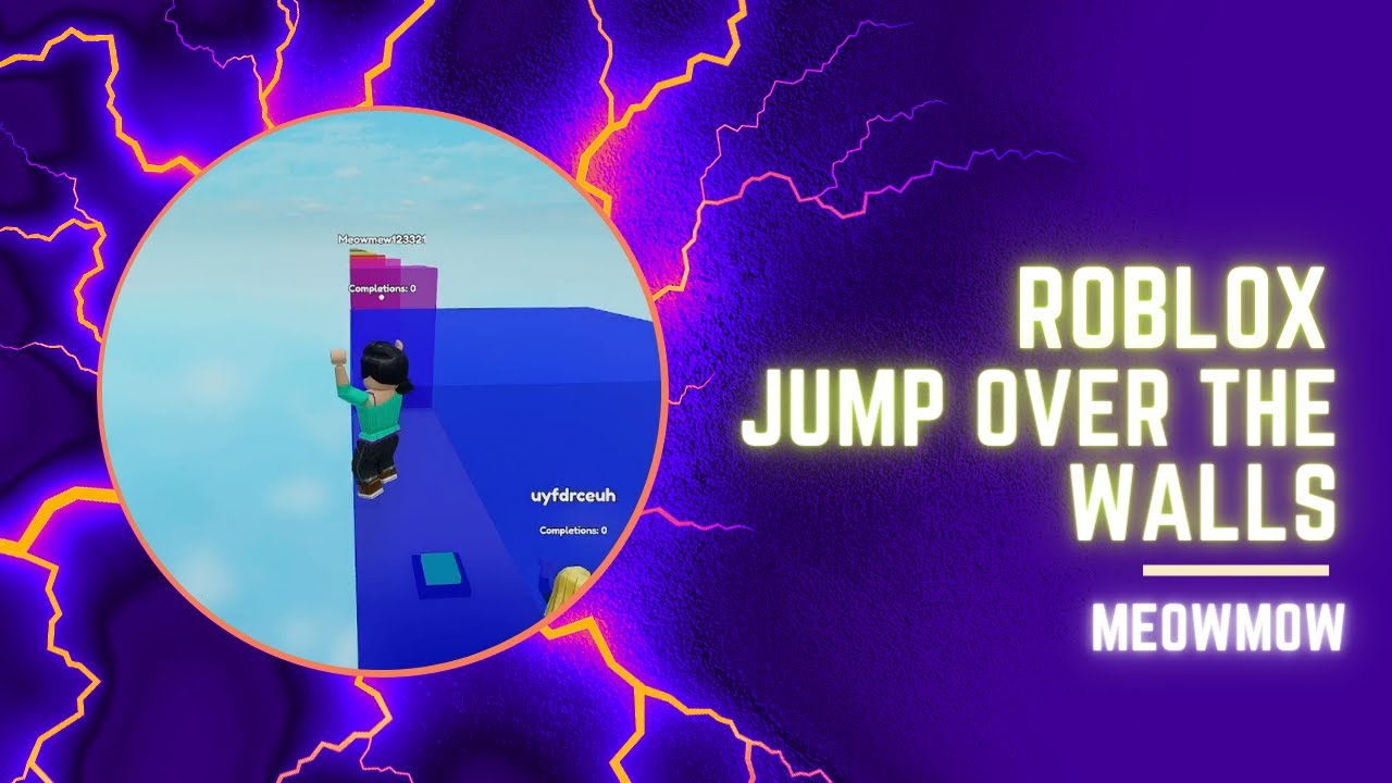Roblox: Jump Over The Walls - YouTube