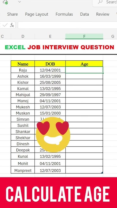 EXCEL TOPS | ADVANCED JOB INTERVIEW QUESTION #exceltips #excelhacks #shorts #exceltutorial - YouTube