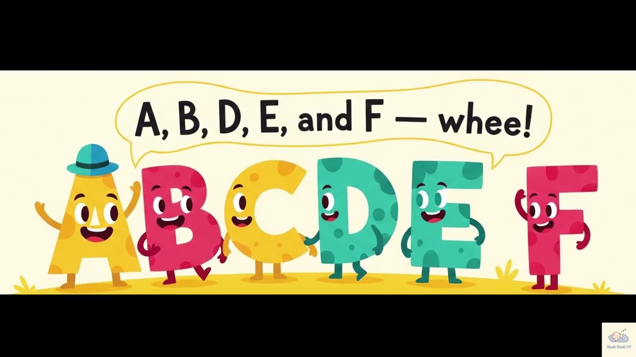 Hush Hush TV - ABC Parade! Letters A to F Song for Kids | Learn ...