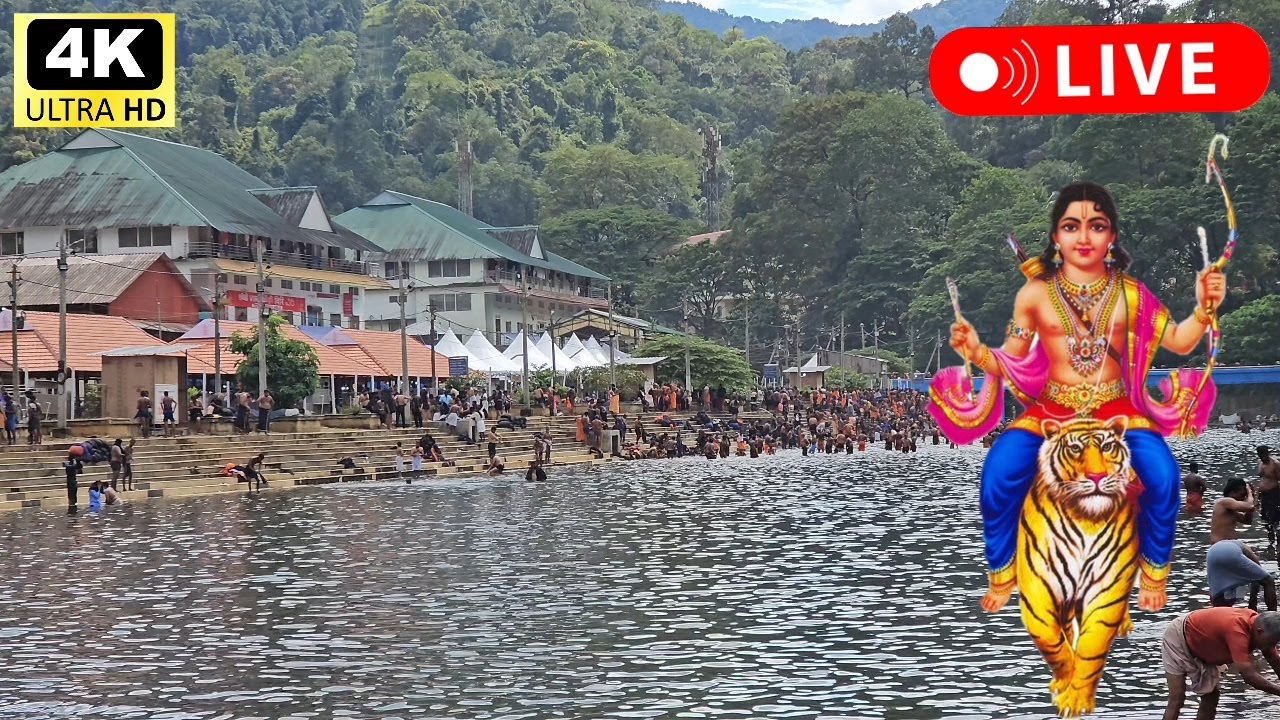 22/12/2024 🔴 சபரிமலை Live from Sabarimala Pamba River 🌊 | Ayyappa Devotees Gather Todaay4K - YouTube
