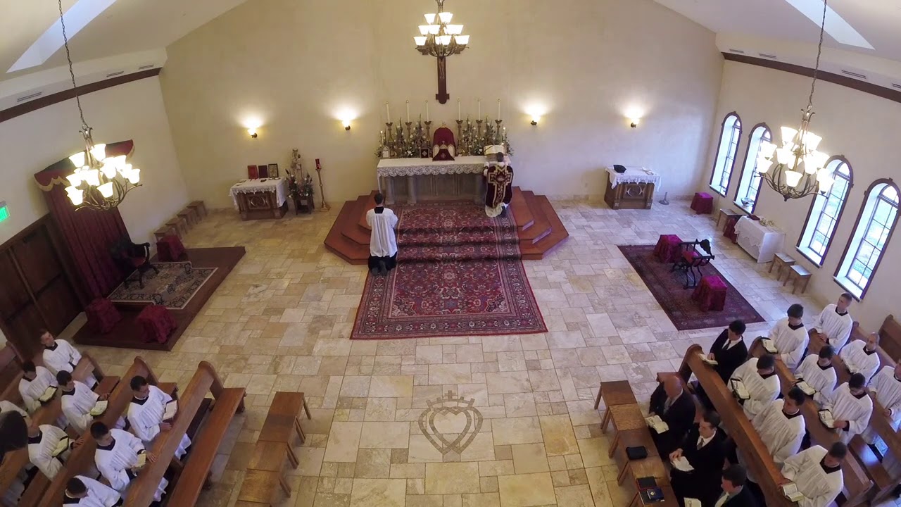 Low Mass One Server. Traditional Latin mass St. Thomas Aquinas Seminary ...