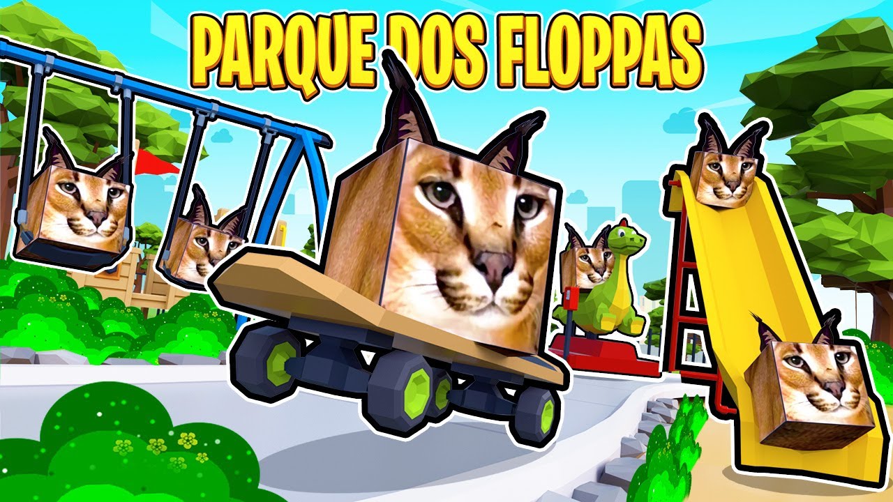 Os NOVOS Floppas do Parquinho de Diversões do Roblox Floppa morphs🤩🎡 ...