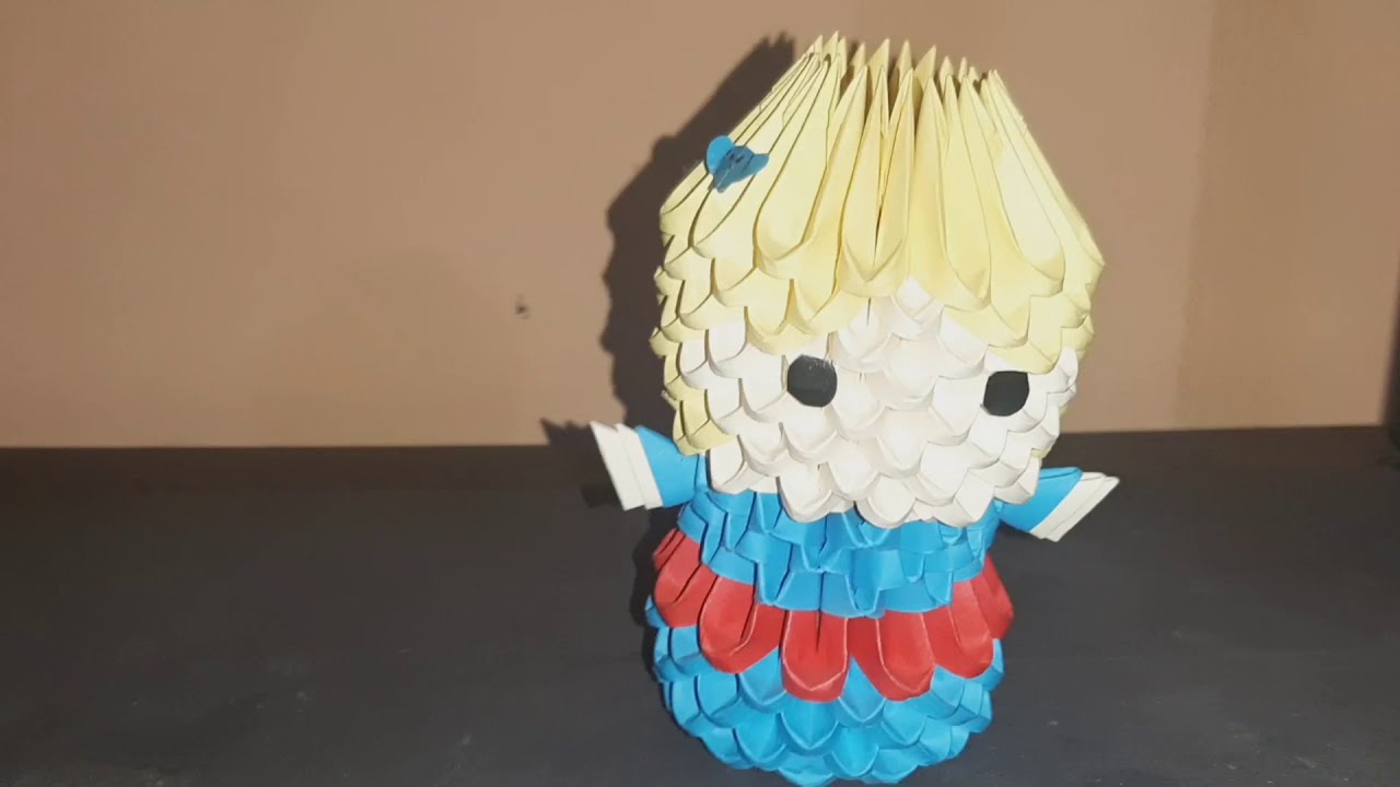 piper de brawl stars en origami 3d - YouTube