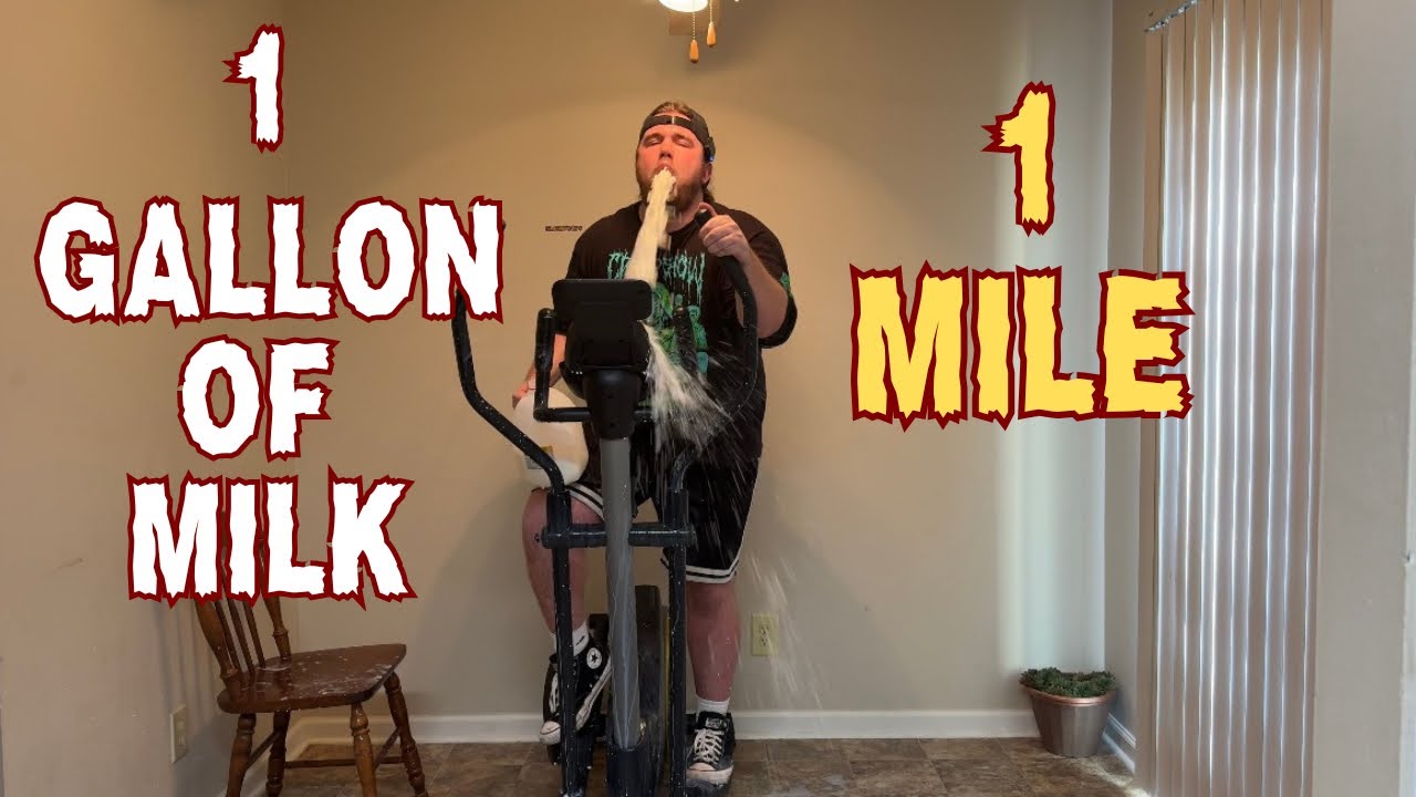 Running The MILK MILE Goes Terribly Wrong *Vomit Warning* - YouTube