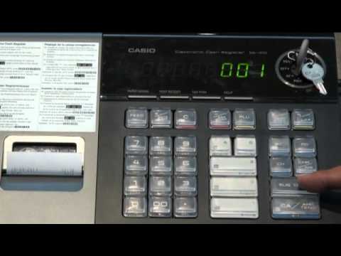 Casio SE-S10 : Setting nama barang menggunakan PLU - YouTube