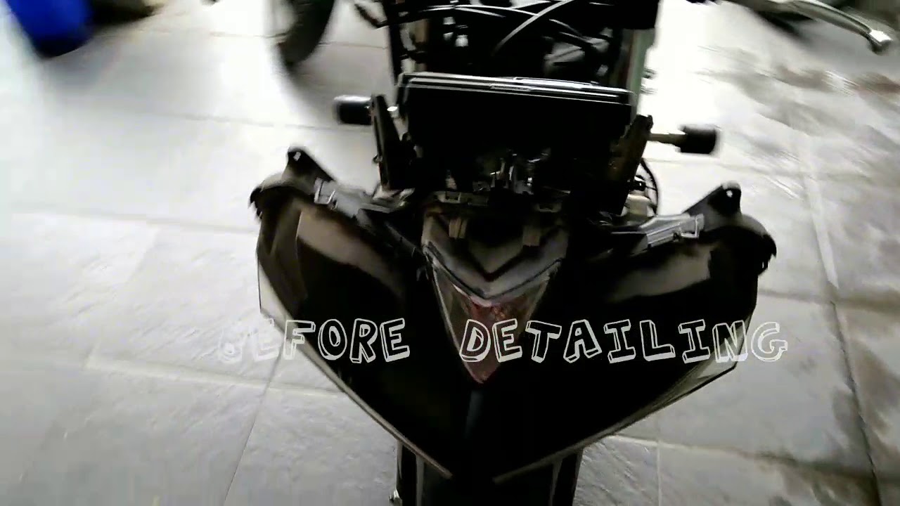 Engine Detailing Yamaha R25 - YouTube