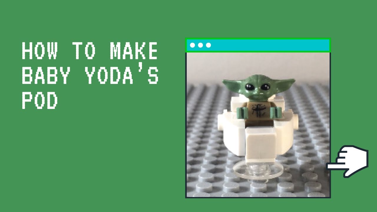How to make Baby Yoda’s pod from The Mandalorian out of LEGO - YouTube