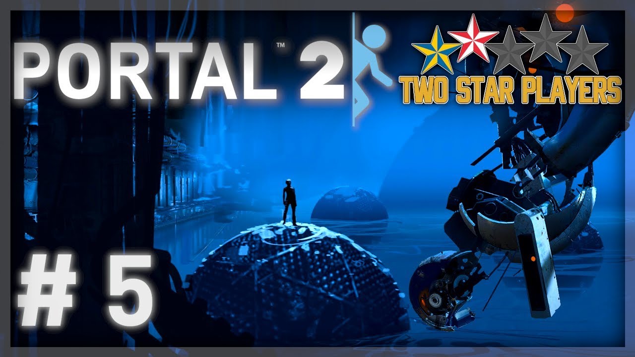 Portal 2 - Hard Light Bridges [Part 5] Two Star Players - YouTube