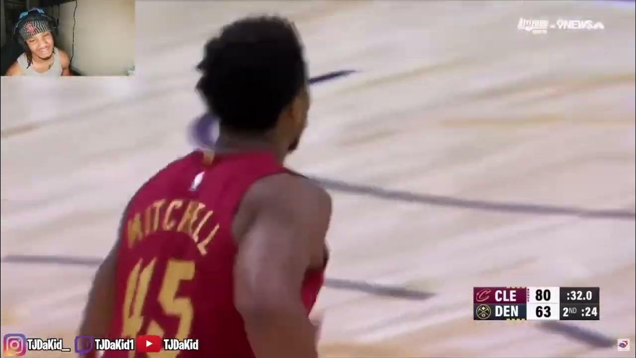 DONOVAN MITCHELL IN HIS BAGG..TJDaKid Reacts To Cleveland Cavaliers vs Denver Nuggets NBA (12/27 ...
