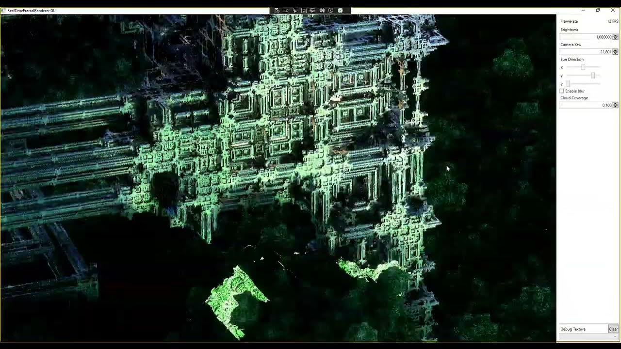 my fractal renderer some sunlight - YouTube