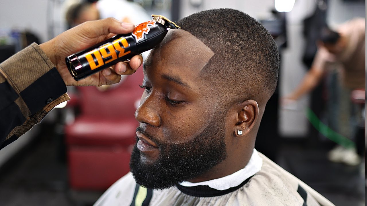 TRANSFORMATION MAKEOVER HAIRCUT TUTORIAL: MID FADE | FADED BEARD - YouTube