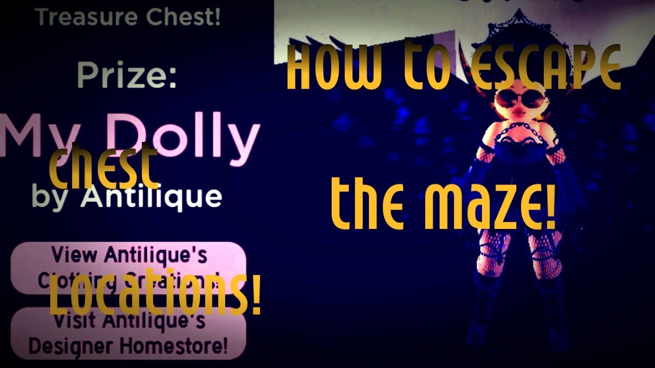 Guide on beating the maze! Chest locations around the map! | Roblox ...
