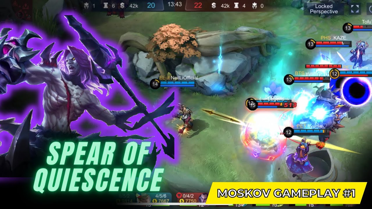 Moskov Gameplay #1 | Mobile Legends | Spear of Quiescence 🔥 - YouTube