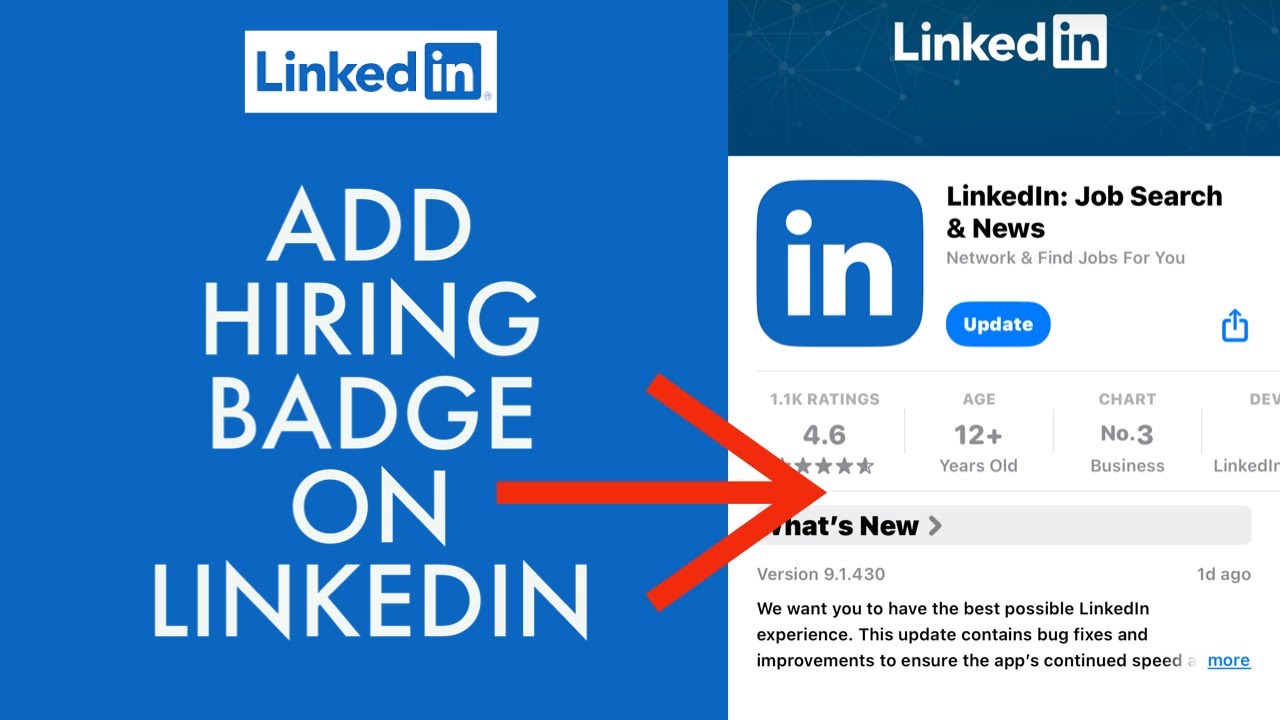 How to Add the "Hiring" Badge to Your LinkedIn Profile? - YouTube