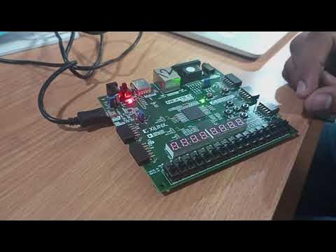 Demo of Simple Voting Machine System on FPGA NEXYS A7 Board - YouTube