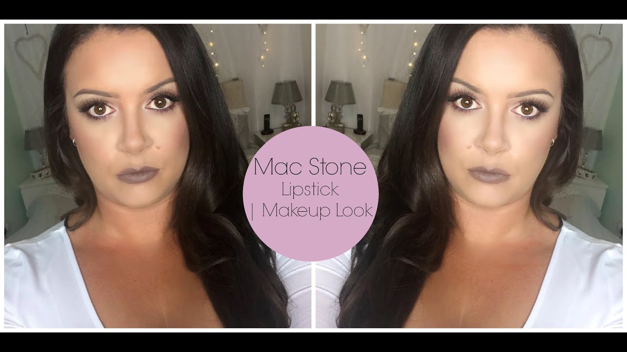 Mac Stone lipstick makeup look - YouTube