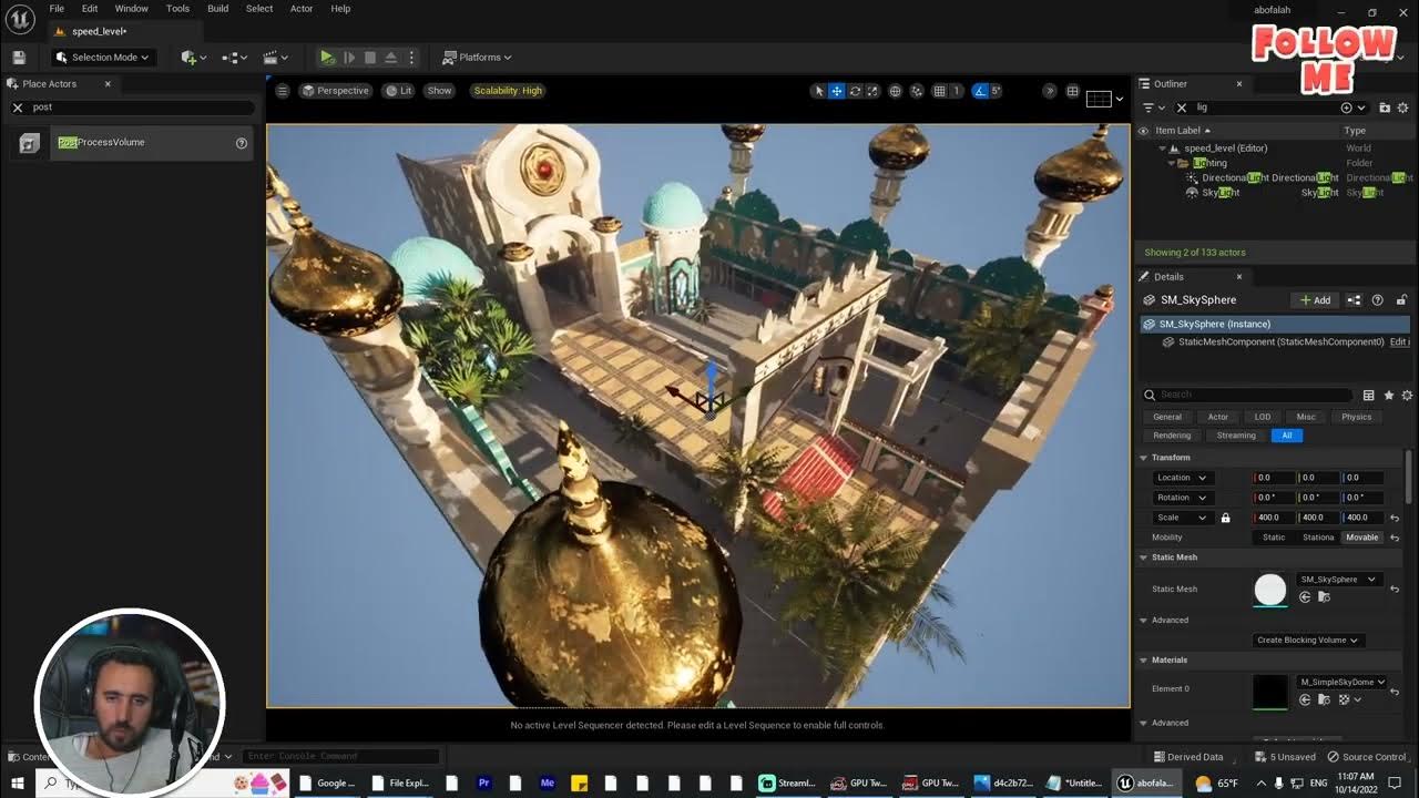 Unreal Engine 5 Beginner Tutorial UE5 Starter Course 2022 part 2 - YouTube