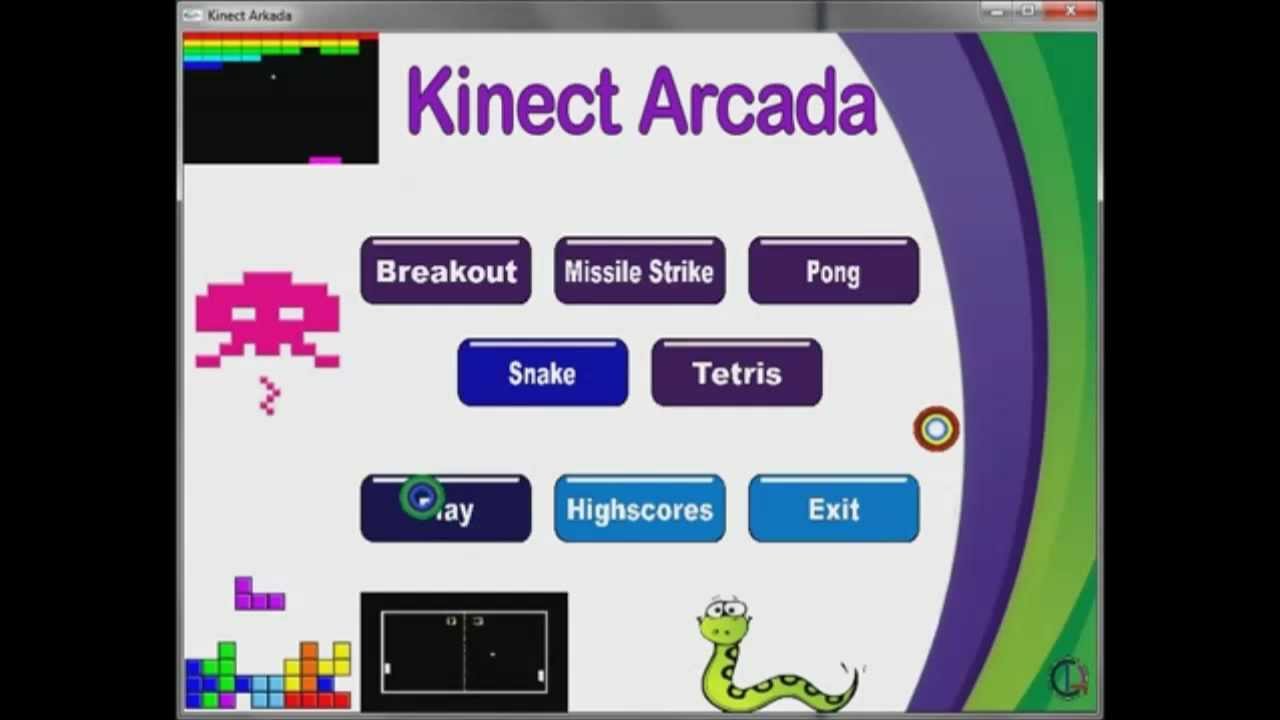 Kinect Arcade - YouTube
