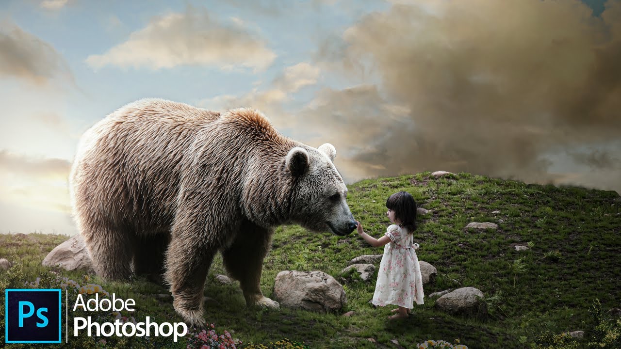 Easy Fantasy Photo Composite that You Must Try Photoshop Tutorial - YouTube
