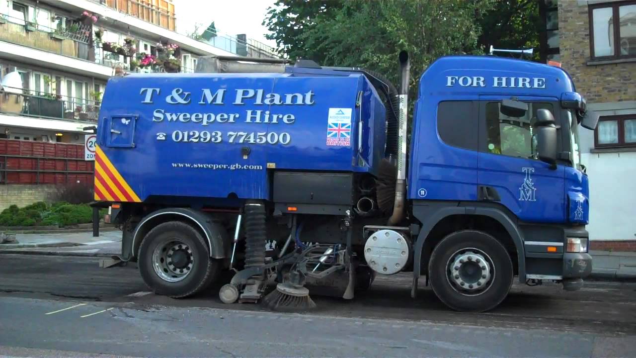 Noise Pollution : Scania Road Sweeper : Camden NW5 - YouTube