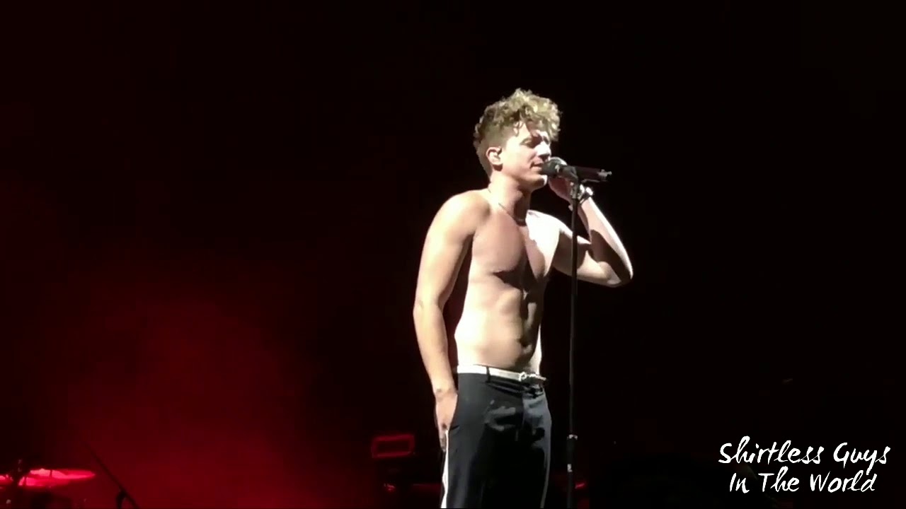 Omg So Hot Shirtless Charlie Puth Concert In Toronto Youtube