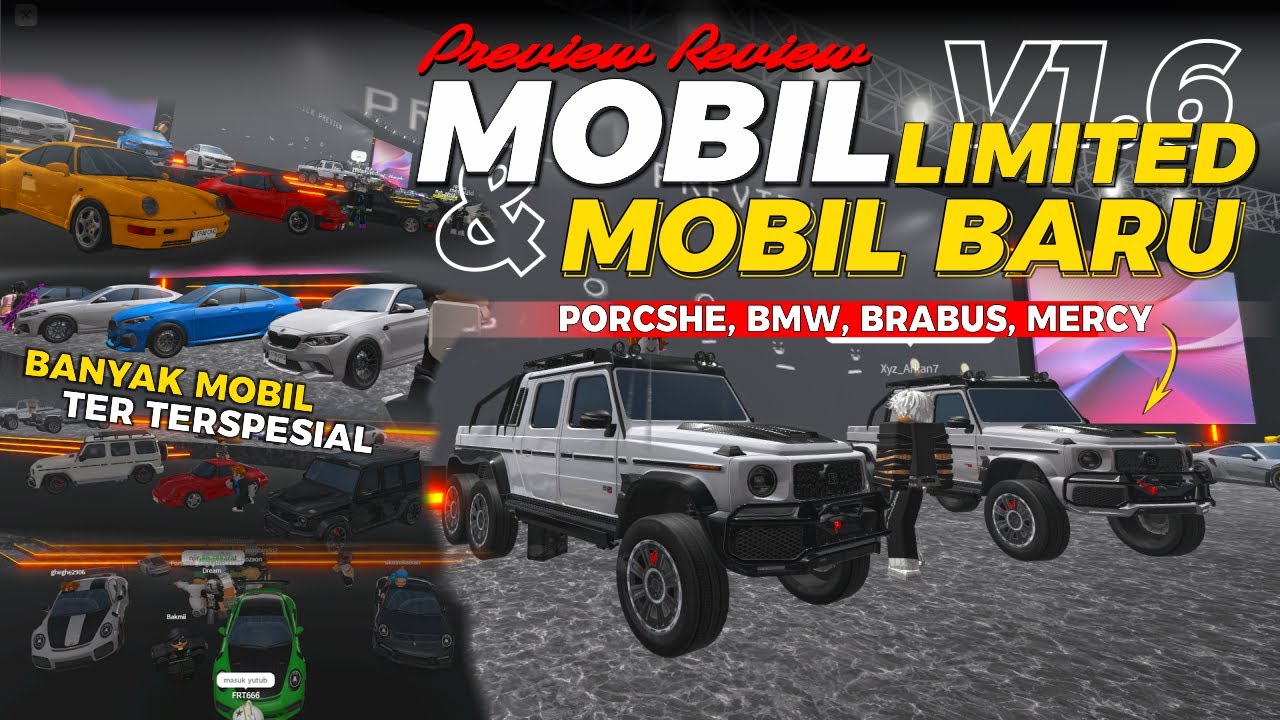 Melihat Live Preview Mobil2 Terbaru CDID Update 1.6‼️ Sampai Ada Brabus ...