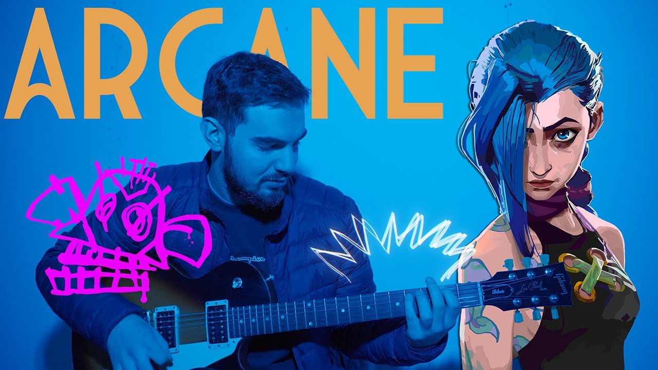 Ashnikko - Paint The Town Blue (Arcane Season 2 OST) (Guitar Cover ...