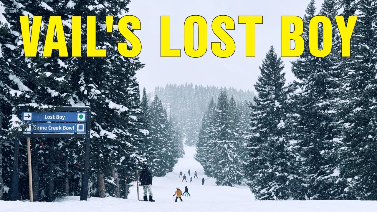 Skiing Lost Boy Trail at Vail: The Story Behind the Name - YouTube