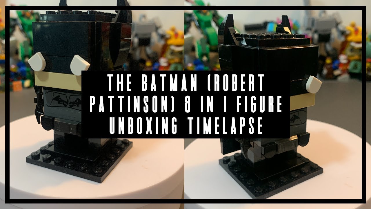 Robert Pattinson Batman 8in1 Figure (40748) | Lego Unboxing + Timelapse ...