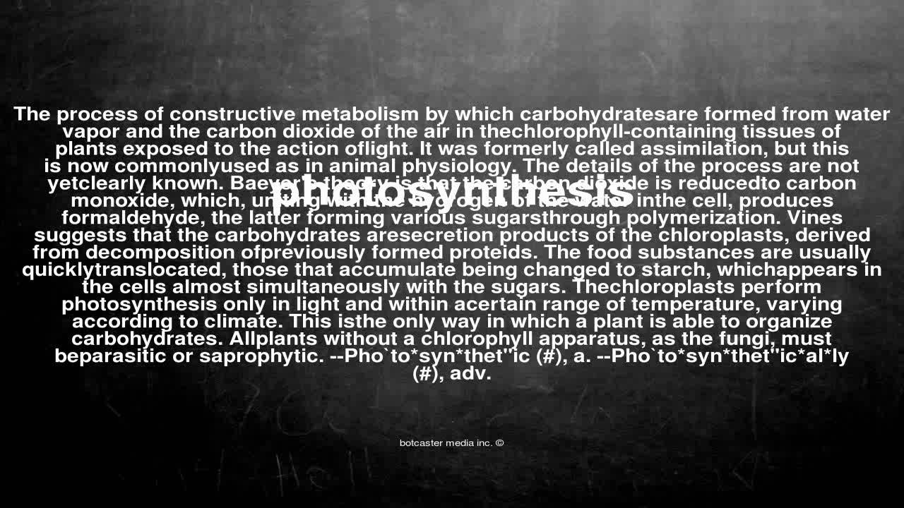 What Does Photosynthesis Mean YouTube what-does-photosynthesis-mean-youtube