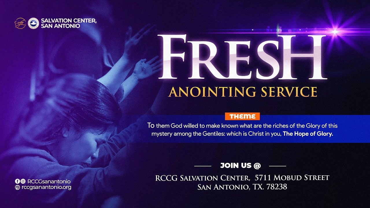 Fresh Anointing Service 11-10-24 - The Missional Church: In Today's ...